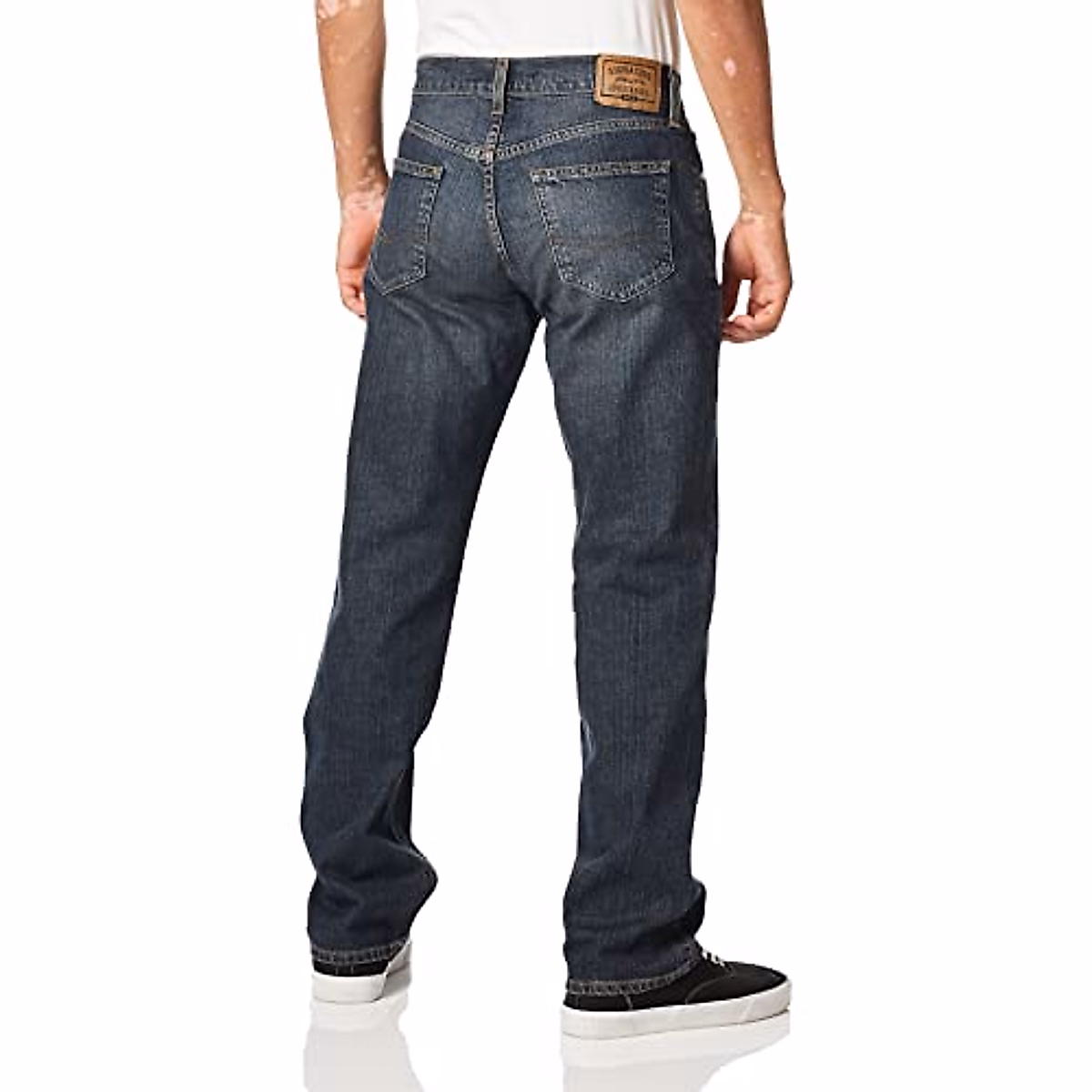 Signature by Levi Strauss & Co. Gold Label Men's Relaxed Fit Flex Jeans (Available in Big & Tall), Headlands, 42W x 30L