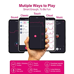 Adult Sex Toys for Women Couples - App Control Wearable Panty Vibrator with 9 Vibrations, G spot Clitoral Stimulator Couple Vibrators, Rose Sex Stimulator for Women Pleasure, Adult Sex Toys