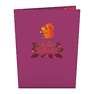 Lovepop Oak Tree Pop Up Card, 5x7-3D Greeting Card, Fall Birthday Cards for Mom, Wife or Friend, Autumn Pop Up Cards, Thanksgiving Greeting Cards