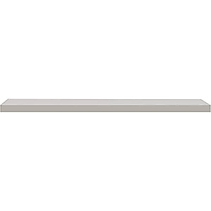 InPlace 48 in W x 7.75 in D x 1.25 in H Grey Floating Shelf Slimline
