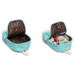 Roffatide Anime Sumikko Gurashi Game White Bear Tonkatsu Print Casual Backpack Green Canvs Schoolbag