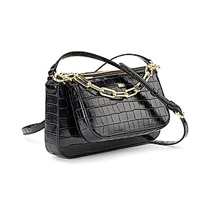 DKNY Lexi Double Crossbody, BLK/Gold