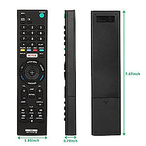 Newest Universal Sony Smart TV Remote Control RMT-TX100U for All Sony TV and Bravia TV Replacement Remote Control for All Sony LCD LED 2K 4K UHD and Bravia TVs with Netflix Button