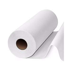 PLANTIONAL Medium Weight White Iron-On Non-Woven Fusible Interfacing: 11.6" x 30yd Medium Weight Non-Woven Interfacing Iron On Polyester Single-Sided Interfacing for DIY Crafts Supplies