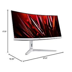 Acer Nitro XZ306C Xwmiiiphx 29.5" 1500R Curved Zero-Frame UWFHD (2560 x 1080) VA Gaming Monitor | AMD FreeSync Premium | Up to 200Hz | 1ms VRB | Display Port, 1 x HDMI 2.0 & 2 x HDMI 1.4 Ports
