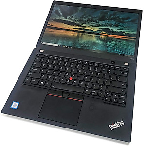 Lenovo ThinkPad T480s Laptop, 14 IPS FHD (1920x1080) Matte Display, Intel Core i7-8650U 4.20 GHz, 24GB RAM, 512GB SSD, Fingerprint Reader, Supported Windows 10 Pro, Black Color, Renewed