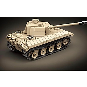 General Jim's Military Themed WW2 Building Blocks Tank Sets for World War 2 Brick Building Enthusiats (German Panther Ausf Tank)