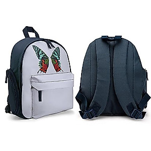 Colorful Butterfly Backpack Lightweight Travel Work Bag Casual Daypack Business Laptop Backpack for Women Men