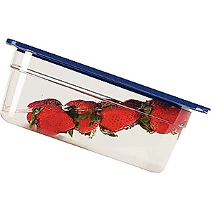 Carlisle FoodService Products 3058260 Smart Lids Sixth Size Polyethylene Lid, Dark Blue