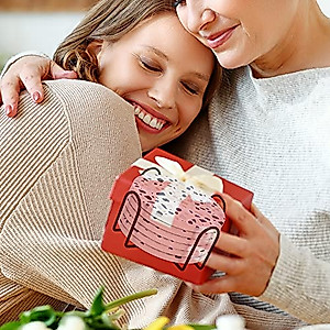 Coasters with Holder, Absorbent Coasters by DSNDVES, Set of 6 Ceramic Coasters, Marble Style Drink Coasters with Cork Base, Bar Coasters, Round Stone Coasters for Table Protection Terrazzo 34