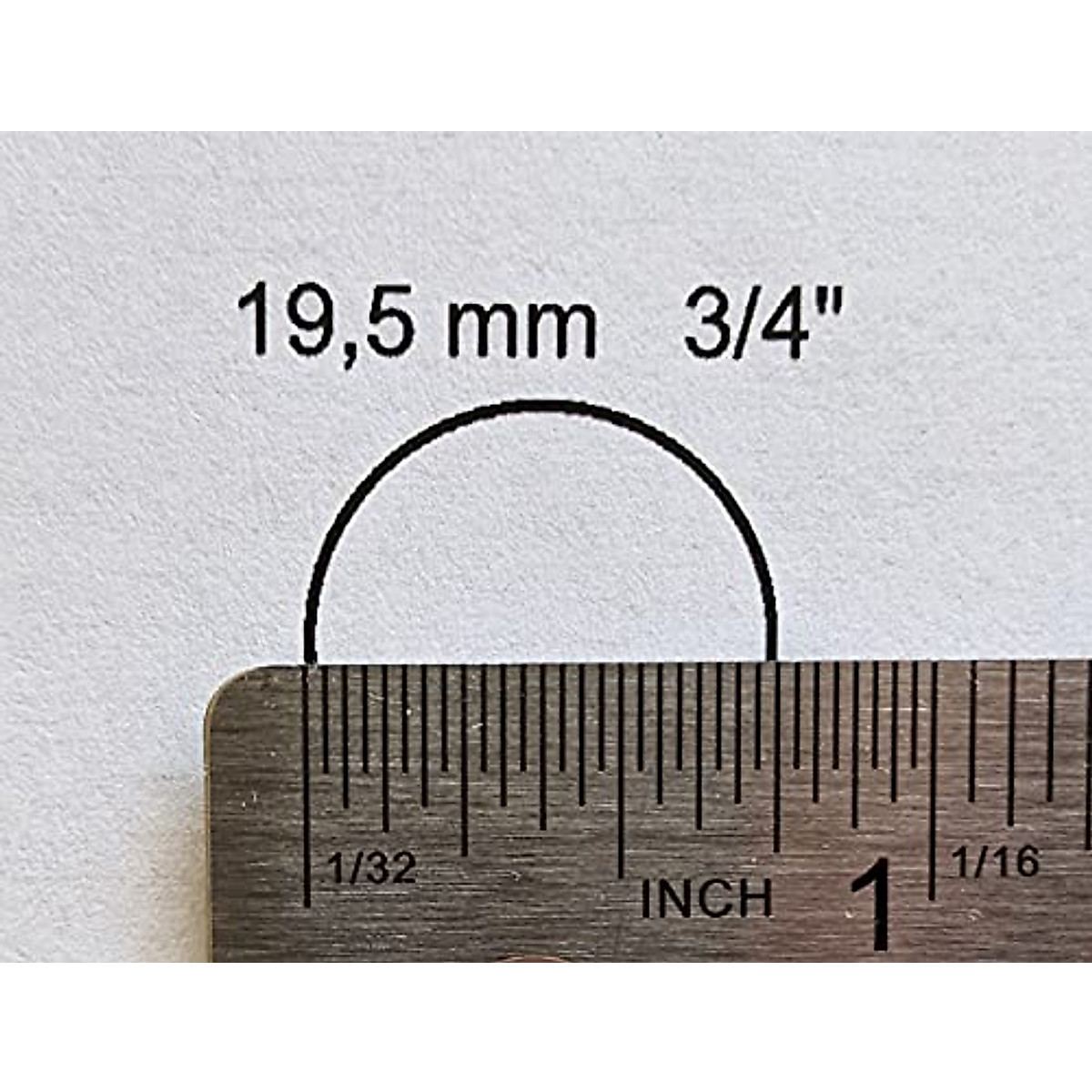 Plastic Stopper Replacement Plug for Salt and Pepper Shakers, Flower Pots, Bottles, Pipes etc 3/4'' (Small top, 2 pcs), White