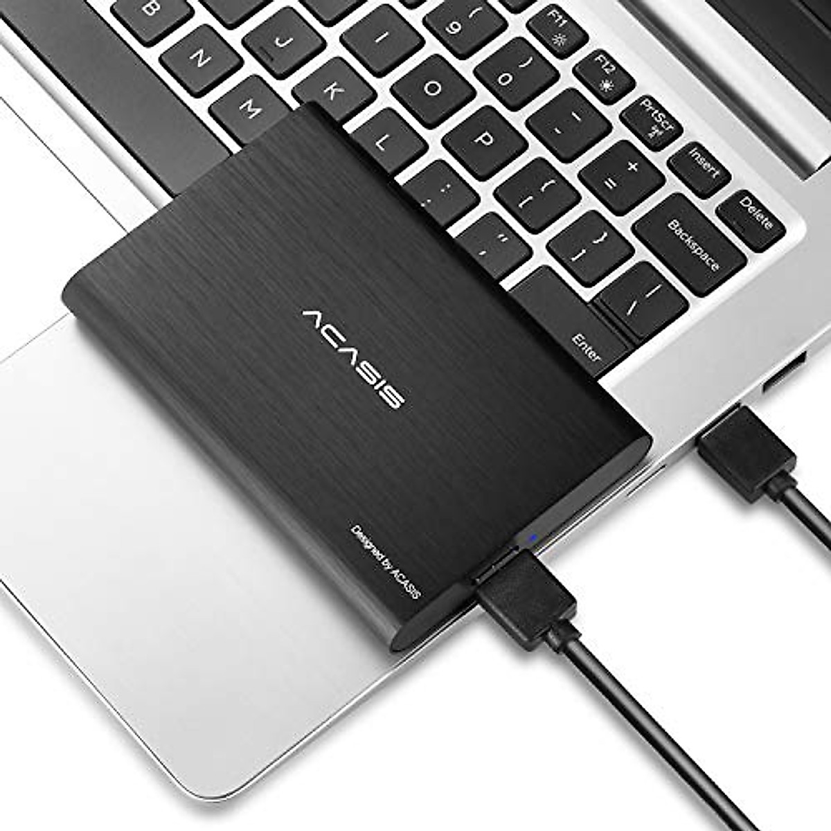 ACASIS 80GB Ultra Slim Portable External Hard Drive USB3.0 Hard Disk 2.5" HDD Storage Devices Compatible for Desktop,Laptop,(Black)