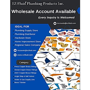 EZ-Fluid (2) 9" Water Supply Line,1/2" Fip x 3/8" Comp LF,Brass Nuts,Universal Stainless Steel Braided Faucet Water Supply Line Connector,Water Supply Hose Connector Lines,Kitchen,Bathroom Sink