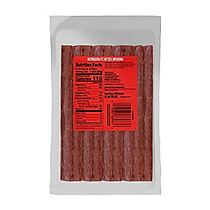Jack Link's Beef Sticks, Original – Protein Snack, Meat Stick, Made with 100% Beef, No Added MSG** – 7.2 Oz.