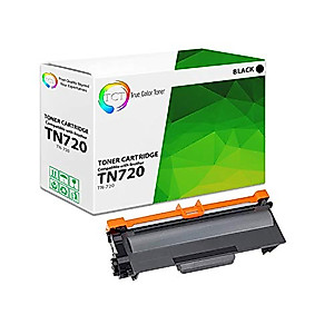 TCT Premium Compatible Toner Cartridge Replacement for Brother TN-720 TN720 Black Works with Brother HL-5440D 5450 6180 5470 MFC-8510 8520 8710 8810 DCP-8110 8150 8155 Printers (3,000 Pages) - 2 Pack