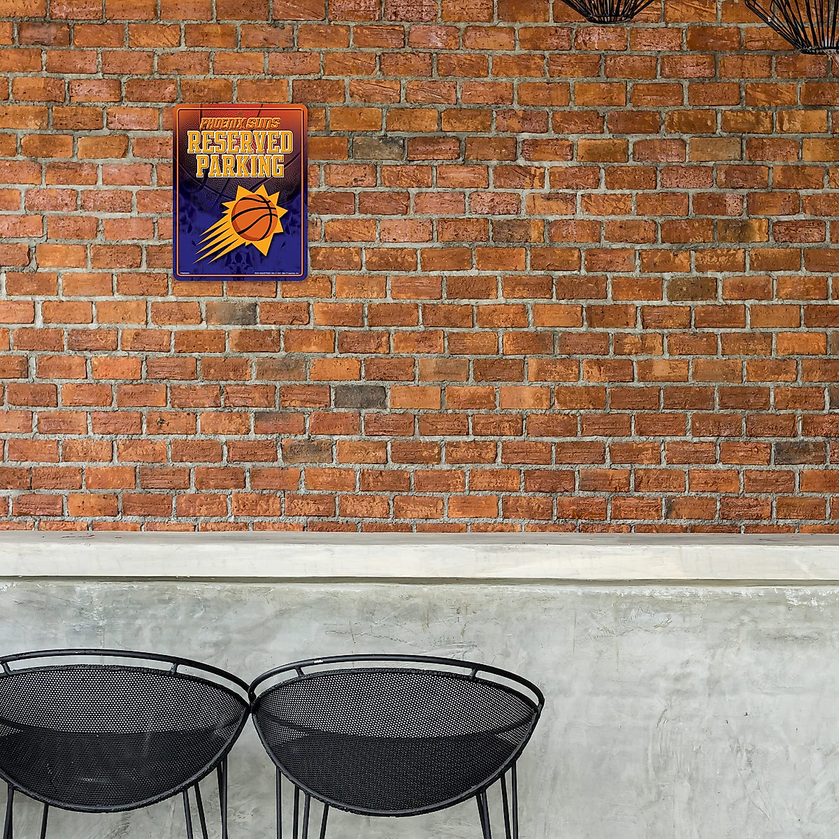 Rico Industries NCAA Kansas State Wildcats - KSU 8.5" x 11" Carbon Fiber Metal Parking Sign - Great for Man Cave, Bed Room, Office, Home Décor