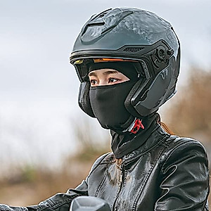 Face Mask Balaclava UV Protection Ski Black Mask for Men Women Sun Hood Cycling Climbing Running Hiking Outdoor Sport (Short)