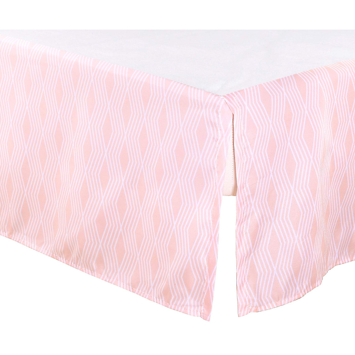 The Peanutshell Llama Love Crib Bedding Set for Baby Girls | 4 Piece Nursery Set | Baby Quilt, Crib Sheet, Dust Ruffle with Plush Llama Toy