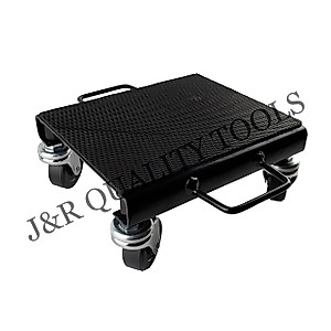 VCT PRO #01131 3Pc 1500lb Capacity Heavy Duty V-Slide Anti-slip Rubber Pads Snowmobile Dolly Set