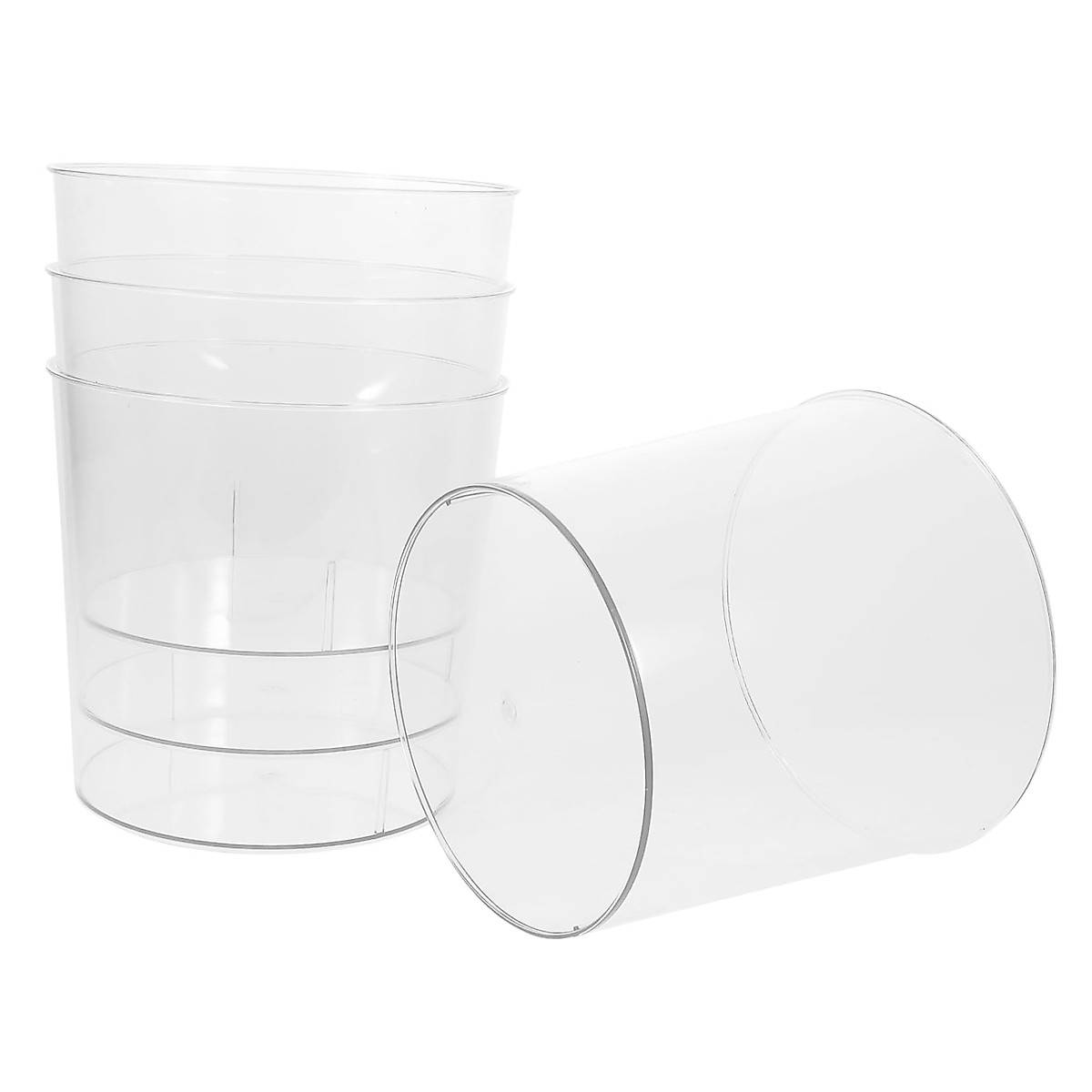 FUOYLOO Beer Cooler Whiskey Cooler 4pcs Ice Bucket Bottle Bucket Plastic Student Small Ice Buckets Beer Coolers