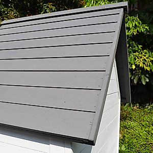 PawHut 65" Chicken Coop Wooden with Detachable Run, Outdoor Chicken House Poultry Cage Hen with Nesting Box, Removable Tray, Roosting Bars, Ramp, for Garden Backyard, Gray