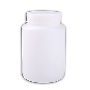 Bettomshin 10Pcs 150ml PE Plastic(Food Grade) Bottles, Wide Mouth Lab Reagent Bottle, Liquid/Solid Sample Seal Sample Storage Container with Graduated Scale