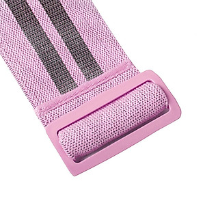 Adjustable Hip Resistance Band, Qiilu Unisex Adjustable Hip Resistance Band Hip Resistance Band Loop Circle Gym Yoga Fitness Exercise(Pink)