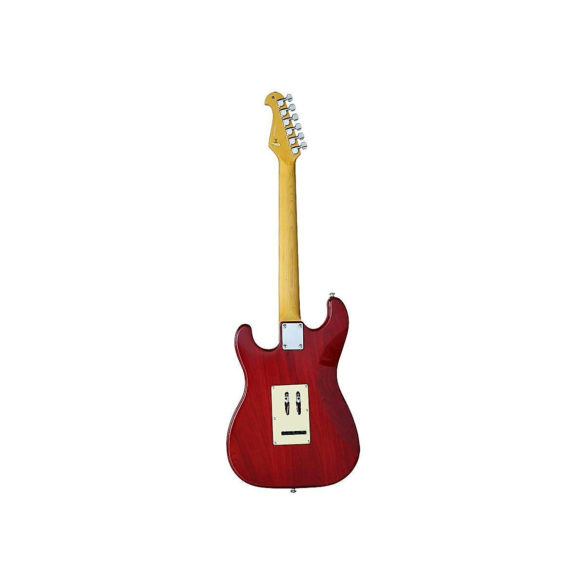 Monoprice Indio Series 6 String Solid-Body Electric Guitar, Right, Cherry Red Burst (610192)