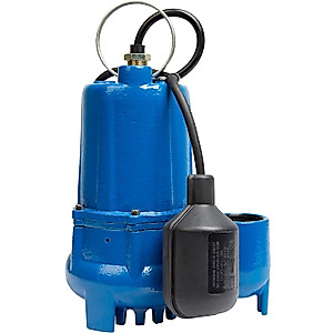 Little Giant Select Series LG-S50T 115-Volt, 1/2 HP, 4300 GPH Cast Iron Sump Pump with Tethered Switch, Blue, 14942675