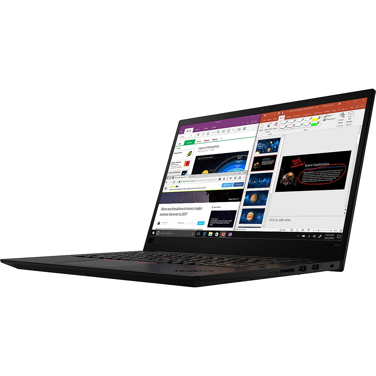 Lenovo ThinkPad X1 Extreme 15.6" 4K UHD Touchscreen (Intel 8-Core i9-10885H, 64GB RAM, 1TB PCIe SSD, GTX 1650Ti) Mobile Workstation Laptop, Thunderbolt, Backlit, FP, Win 10 Pro (Renewed)
