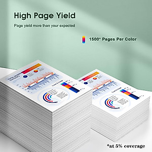 Clorisun 951 951XL Compatible Ink Cartridge for HP 951 951XL 951 XL for HP OfficeJet pro 8600 8610 8620 8100 8625 8630 8615 8660 8640 276DW 251DW 271DW Printer(1 Magenta 1 Cyan 1 Yellow, 3 Pack)