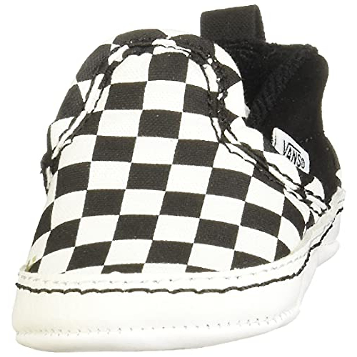 Vans Infant Checker Slip-On Black/True White Crib Size 4