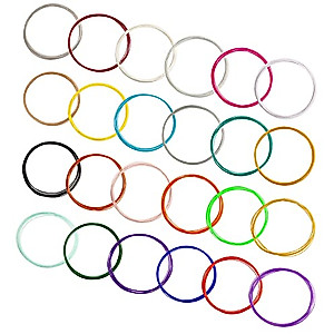 Rocket3d 3D Printer/Pen Filament Sample Bag, 1.75mm Made in The USA, 24 Exclusive Colors, (Includes Wood and Marble PLA), Each Color is 15 Feet, 360 Total Feet Included