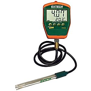 Extech PH220-C Waterproof Palm pH Meter with Cabled Electrode