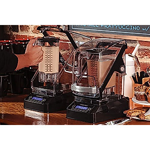Hamilton Beach Commercial HBH755 The Eclipse Blender, 64 oz./2L, 3 hp, Quiet Blend Technology, 18.5" Height, 8.5" Width, 10.75" Length, Black