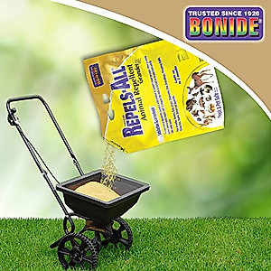 Bonide Repels-All Animal Repellent Granules, 6 lbs. Ready-to-Use Deer & Rabbit Repellent, Deter Pests from Lawn & Garden