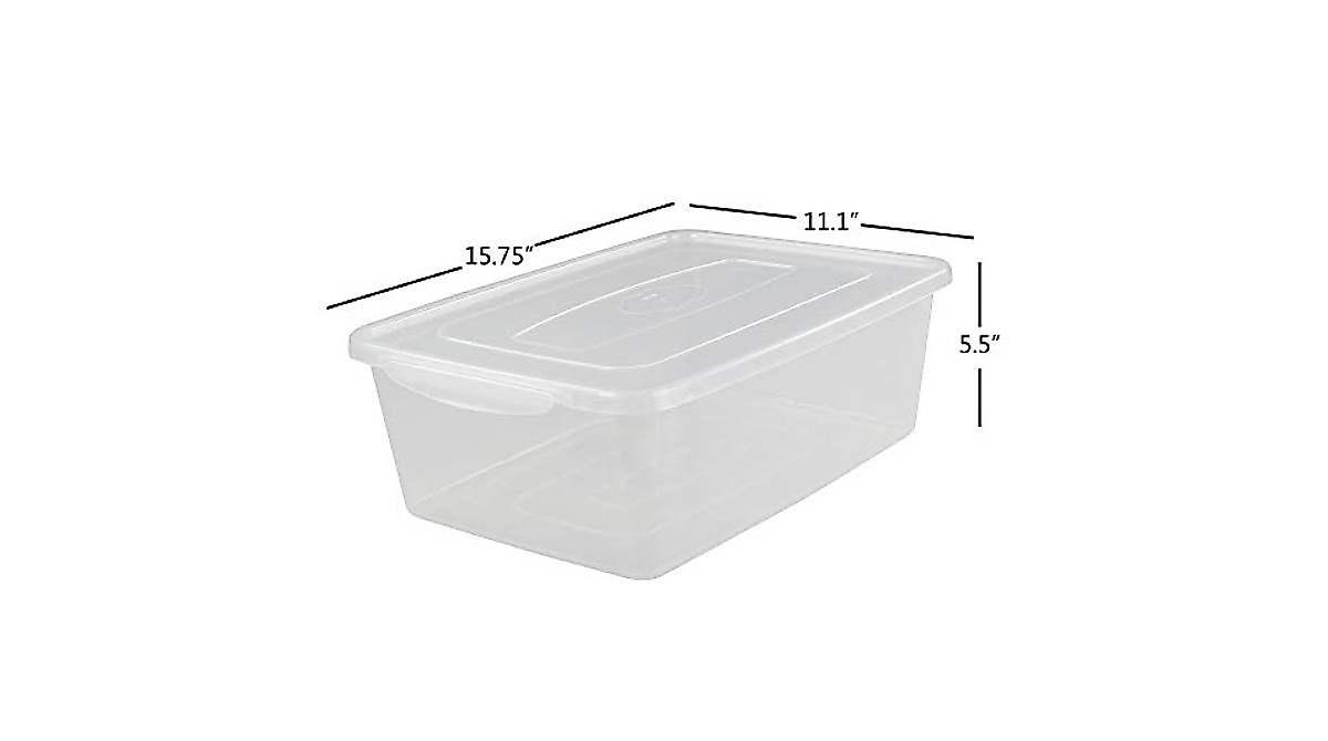Anbers 16 Quart Storage Containers - Organize with Ease