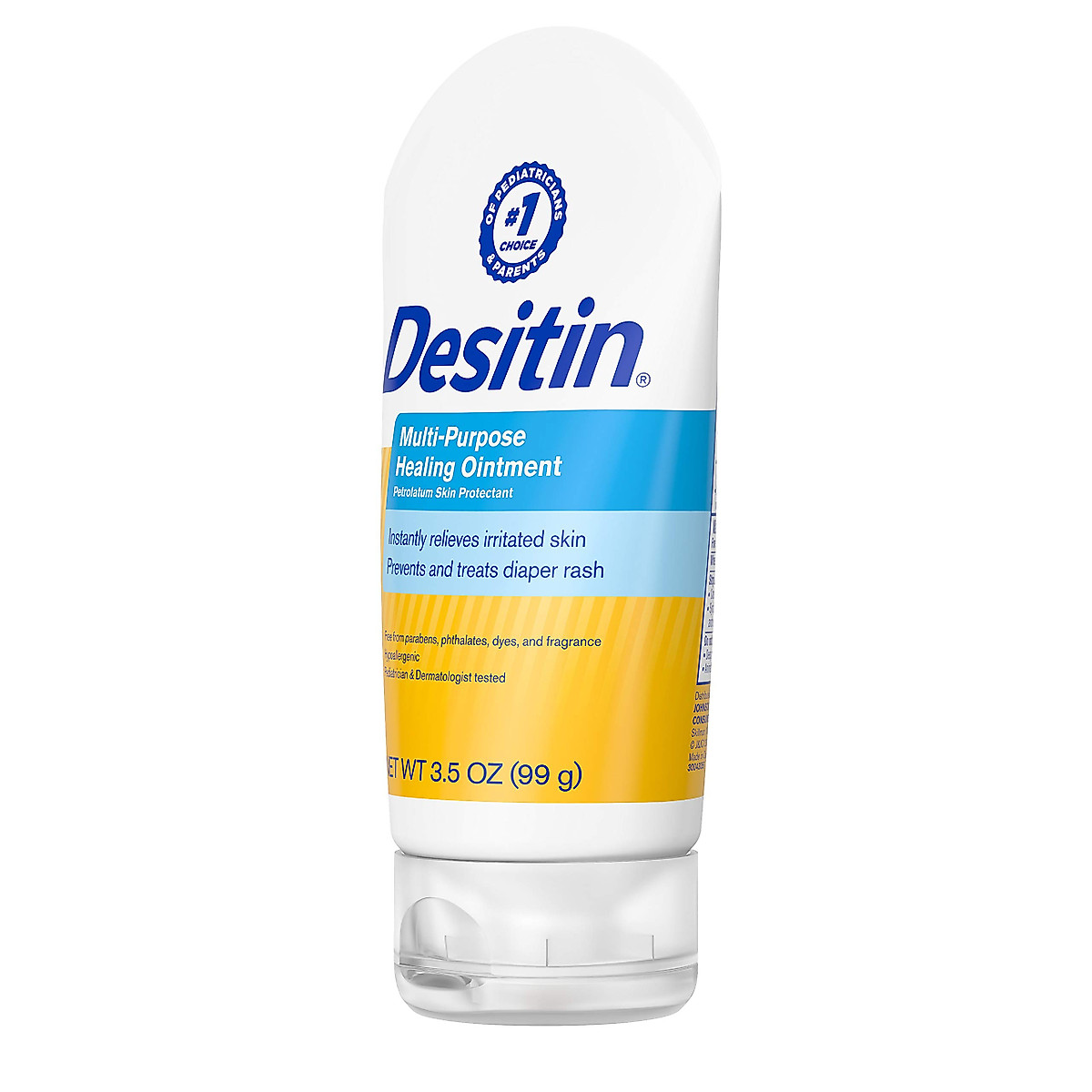 DESITIN Multipurpose Baby Diaper Rash Ointment with White Petrolatum Skin Protectant, 3.5 oz (Pack of 2)