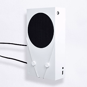 XBOX Series S Wall Mount Solution by FLOATING GRIP - Sleek Mounting Kit for Hanging XBOX Series S Gaming Console on the wall (Standard: Fits XBOX Series S, White)