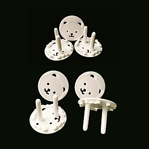 Baby Proofing Outlet Plugs Baby Safety Outlet Covers 2 Prong Plug Socket Protective Cover Electrical Safety Outlet Plugs for Home Office White 10Pcs Outlet Covers,Child Proof Plug