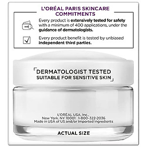 L'Oreal Paris Skincare Wrinkle Expert 55+ Anti-Aging Face Moisturizer with Calcium Non-Greasy Suitable for Sensitive Skin 1.7 fl; oz.