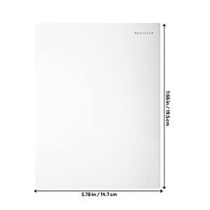 Cabilock 8 pcs Anti- Slip Writing Boards Durable Exam Plates (Assorted Color)