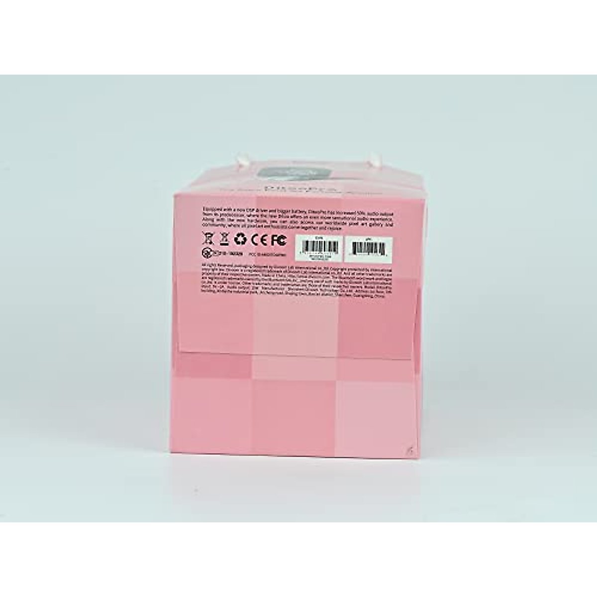 Divoom Ditoo Retro Pixel Art Game Bluetooth Speaker with 16X16 LED App Controlled Front Screen (Pink)