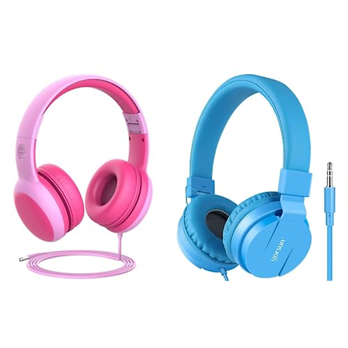 gorsun Kids Headphones with Limited Volume, Toddler Headphones for Boys and Girls, Children's Headphone Over Ear, Wired Headset Earphones for Children