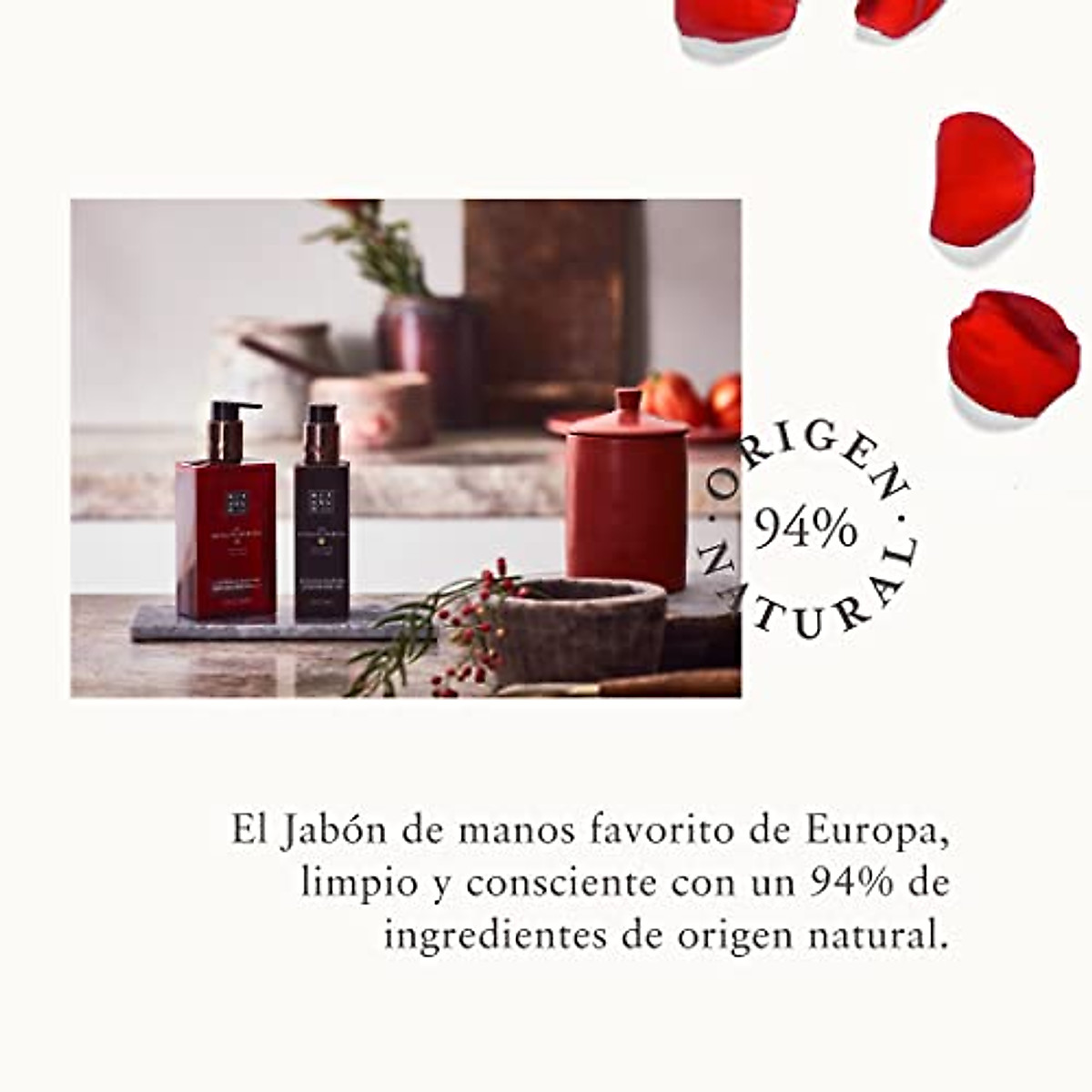 RITUALS Ayurveda Rebalancing Hand Wash - Nourishing Liquid Hand Soap with Indian Rose & Sweet Almond Oil - 10.1 Fl Oz