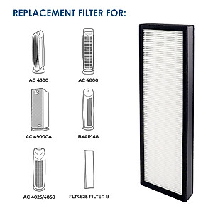 2-Pack PrimaPure H13 True HEPA Filter Replacement for Guardian Air Purifier AC4825, AC4825E, AC4850PT, AC4900CA, CDAP4500BCA, CDAP4500WCA Replacement for PureGuardian AP2200CA