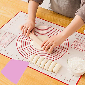 Silicone Pastry Mat Extra Large, 32" x 24" Non-stick Baking Mat with Measurement Kneading Board for Dough Rolling, Non-slip Counter Mat, Oven Liner, Fondant/Pie Crust Mat