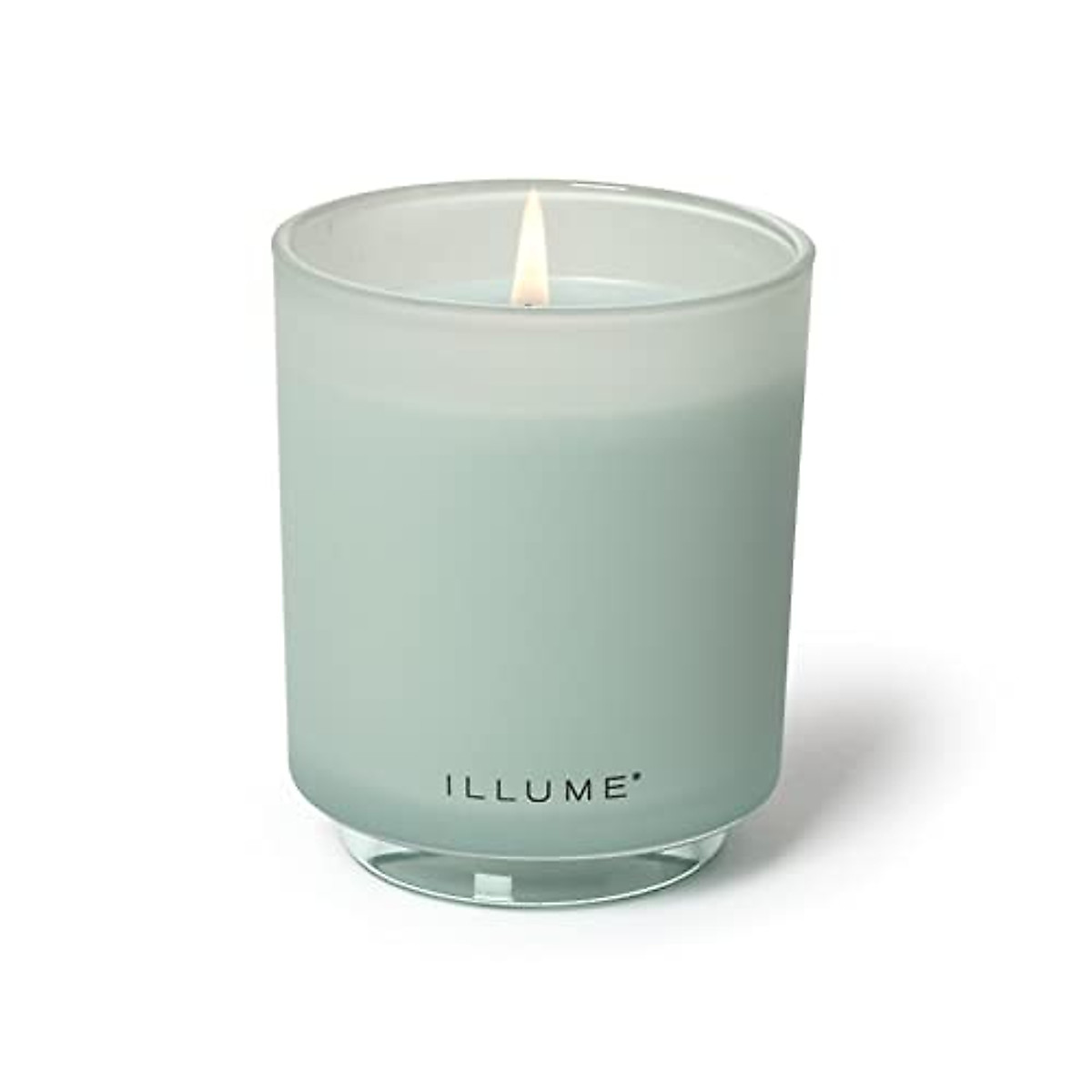 Illume Beautifully Done Essentials Fresh Sea Salt Boxed Glass Scented Soy Candle, 3" L x 3" W x 1" H
