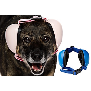 ARpaw Dog Ear Muffs for Noise Protection 29db - Noise Cancelling Headphones for Hearing Protection - Dog Ear Covers for Reduce Noise - Dog Ear Plugs for Anxiety Relief - Ear Protection (Large, Pink)