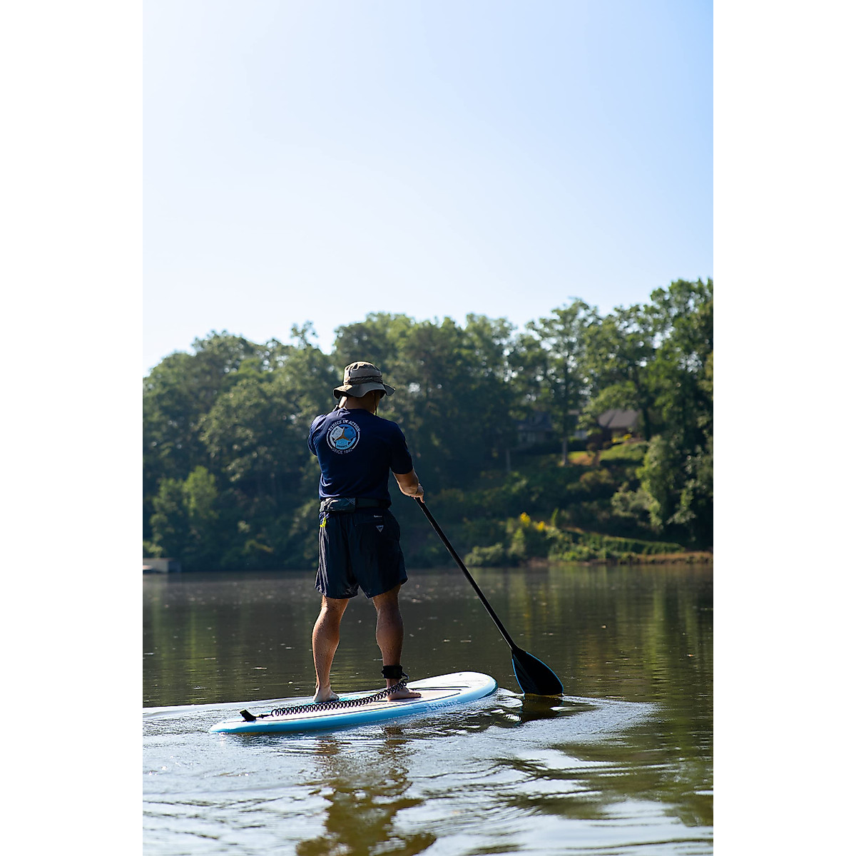 Boardworks Sōlr | Recreational Stand Up Paddleboard | X-Shot Epoxy Hardboard with Paddle | 10' 6" | Blue/Yellow/Grey, 4440720527